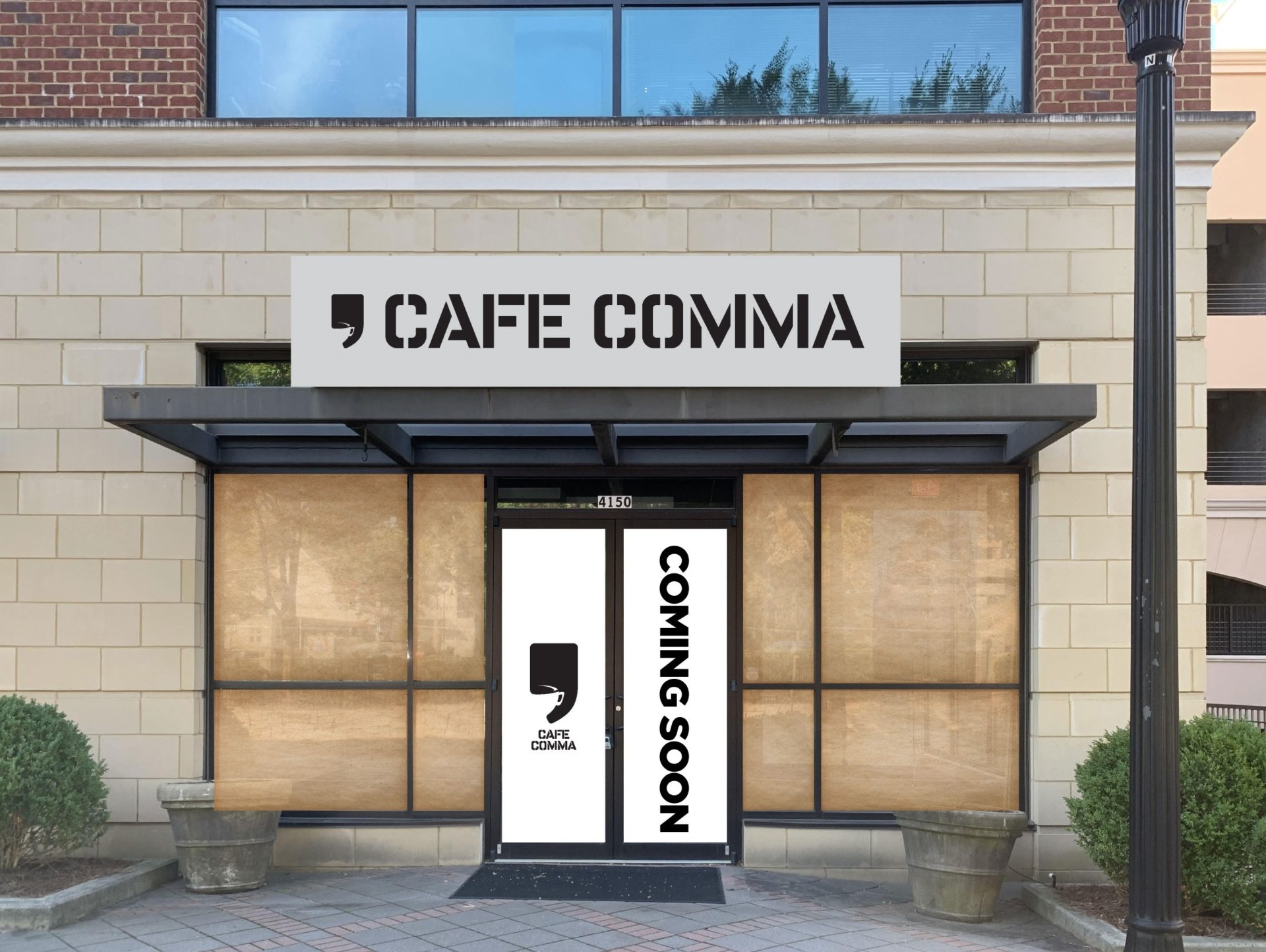Café Comma Eyes Early April Opening at Vinings Main