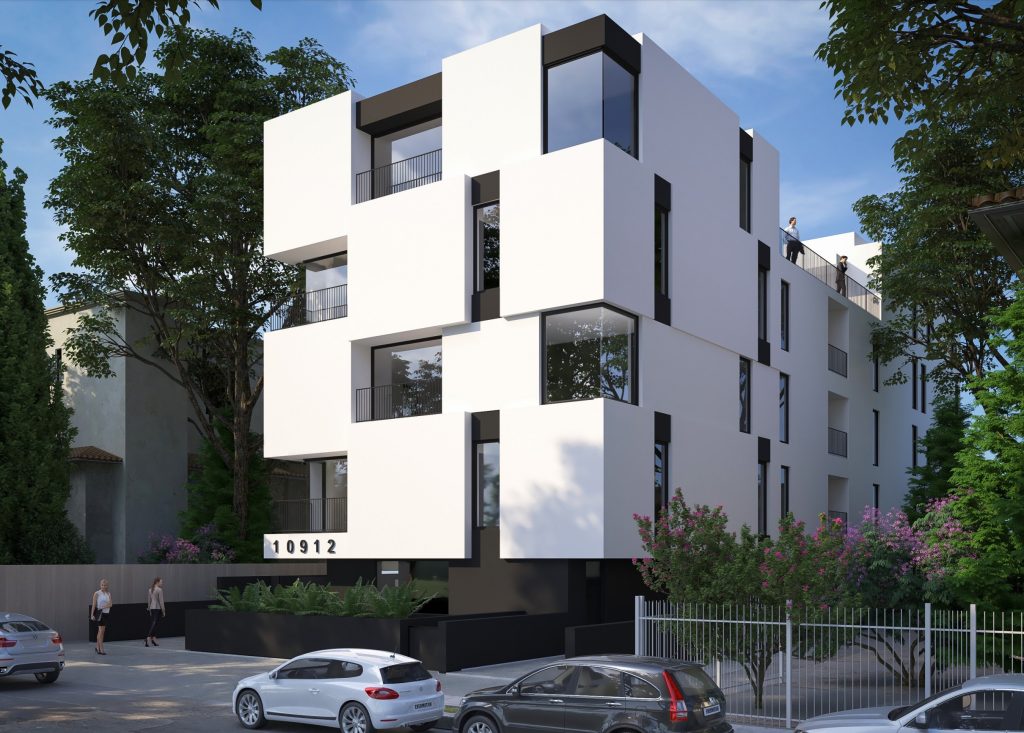 Blocky, Bold Residential Building Planned for Toluca Lake