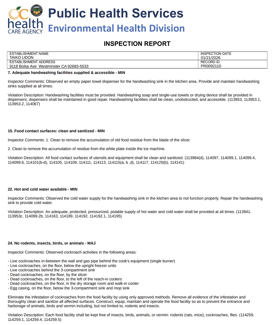 Orange County Japanese and Vietnamese Fusion Restaurant Suggested to ...